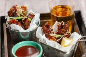 Sticky Chinese popcorn pheasant - Eat Game – Healthy game recipes.